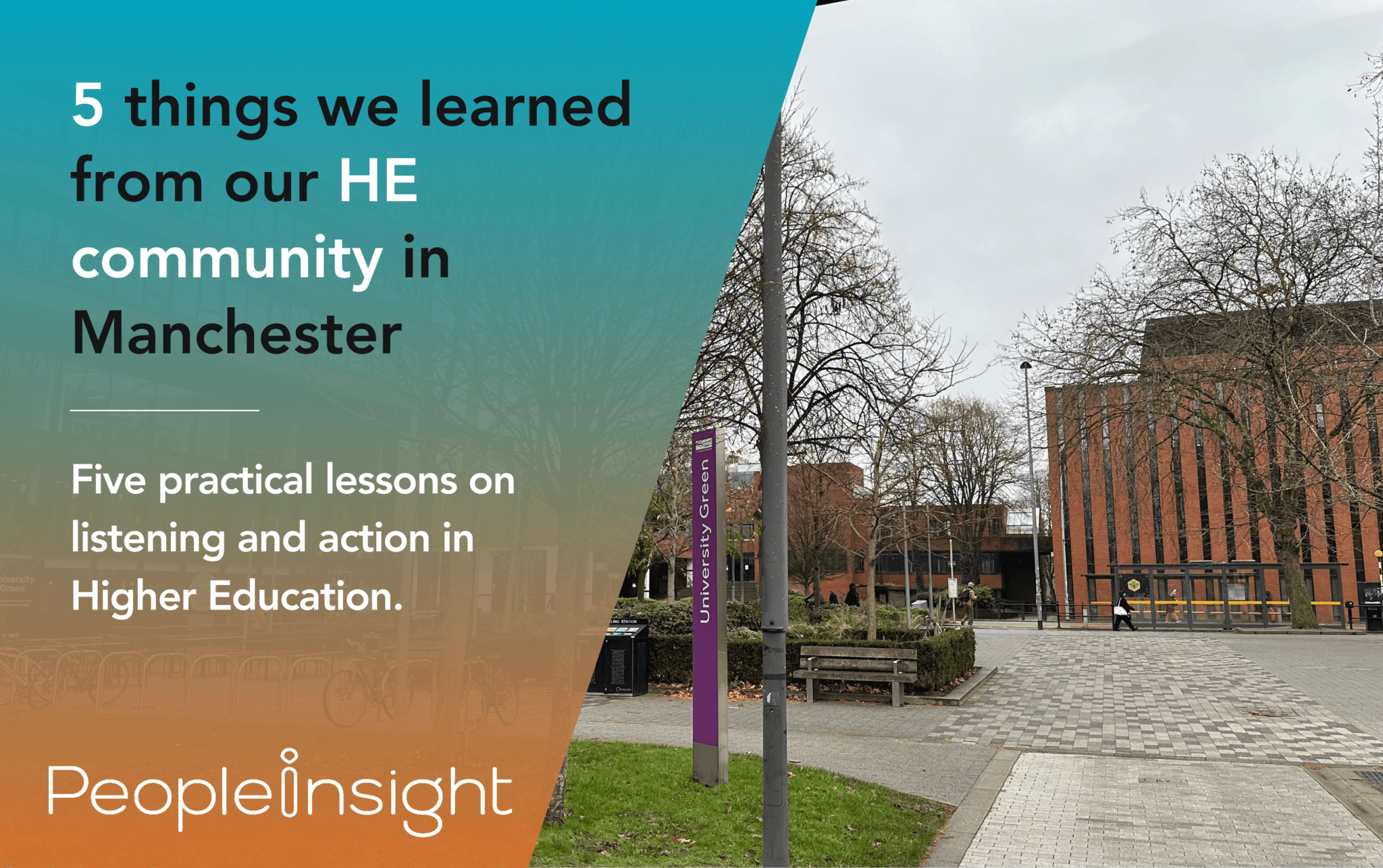 HE Community Lessons From Manchester | People Insight